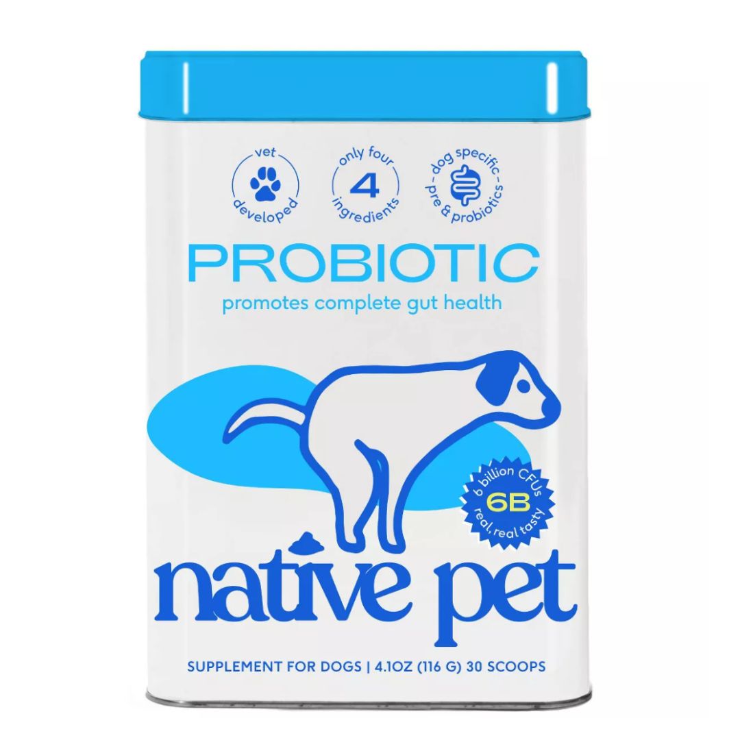 Polvo Probiotico para perros Native Pet – 8.2oz